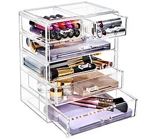 SORBUS Makeup And Jewelry Storage Case With 6 D Rawers - One-color