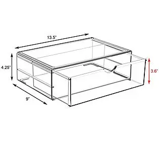 SORBUS Makeup Storage Case Display