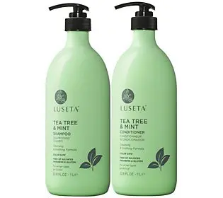 LUSETA BEAUTY 33.8-oz Tea Tree & Mint Shampoo And Cond Itioner Bundle - One-color