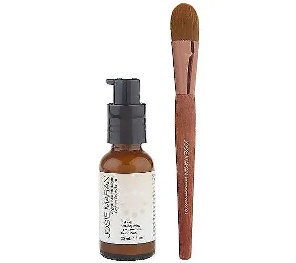 JOSIE MARAN Matchmaker Argan Serum Foundationwith Brush - One-color
