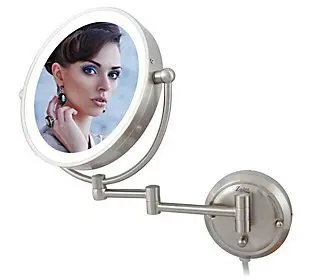 ZADRO Glamour Wall-mount 1x/5x Mirror, Hard Wir E Ready