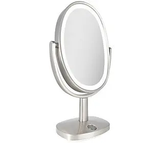 ZADRO Newport Led Ultrabright Oval 3-color Touc H Vanity Mirror - One-color