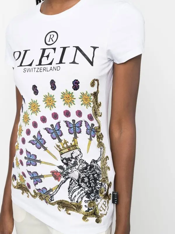 Philipp Plein Pure Skeleton T-shirt - White