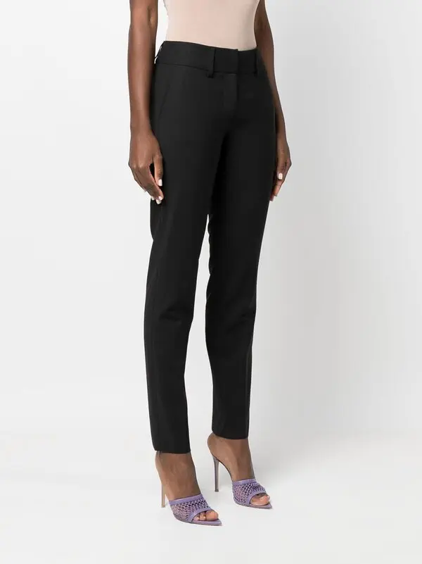 Philipp Plein Tapered Wool-blend Trousers