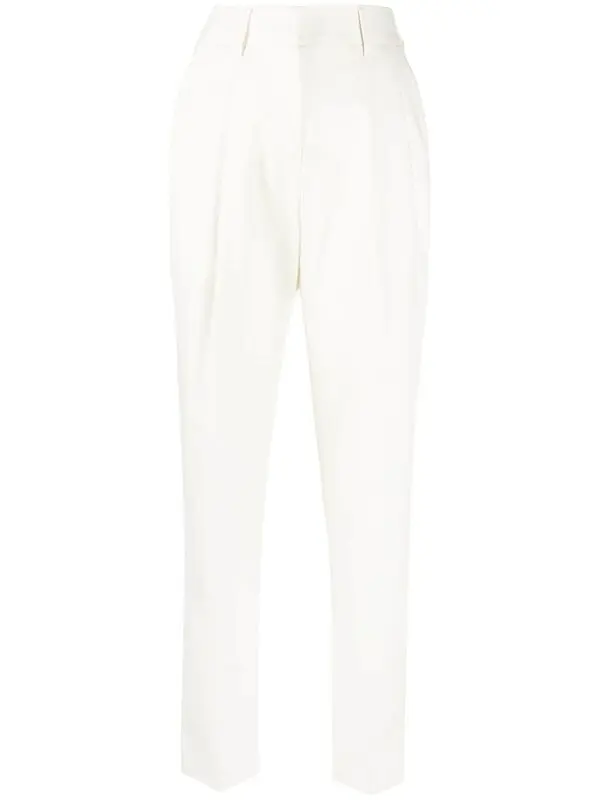 Philipp Plein High-waisted Tapered Trousers
