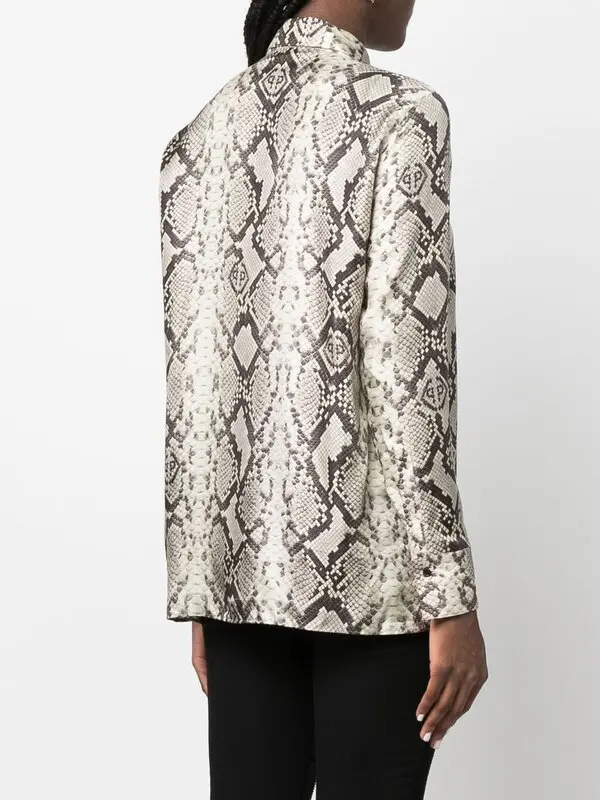 Philipp Plein Snakeskin-print Shirt
