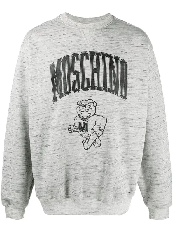 Moschino Logo Crew-neck Sweatshirt