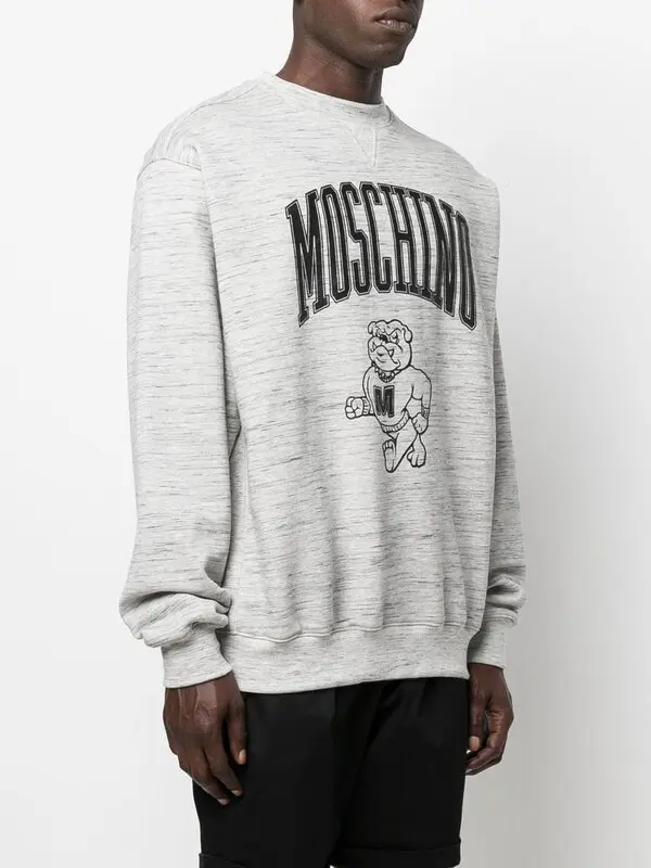 Moschino Logo Crew-neck Sweatshirt