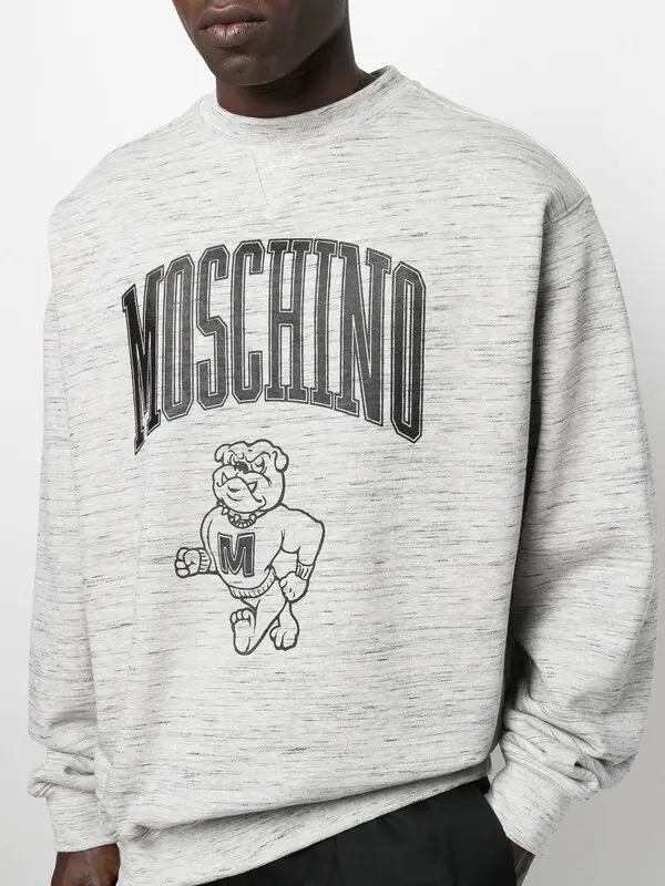 Moschino Logo Crew-neck Sweatshirt