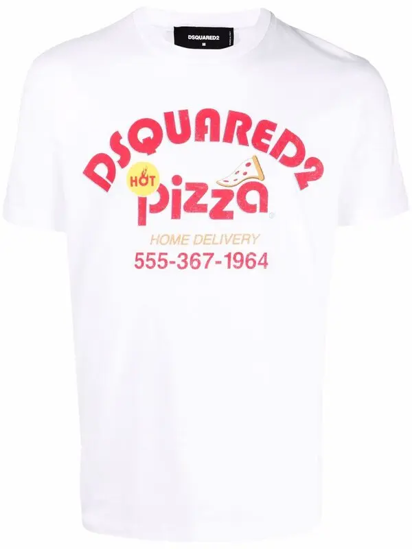 Dsquared2 Logo-print Short-sleeve T-shirt - White