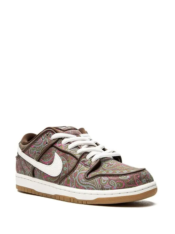 Nike Sb Dunk Low Paisley Sneakers - Brown