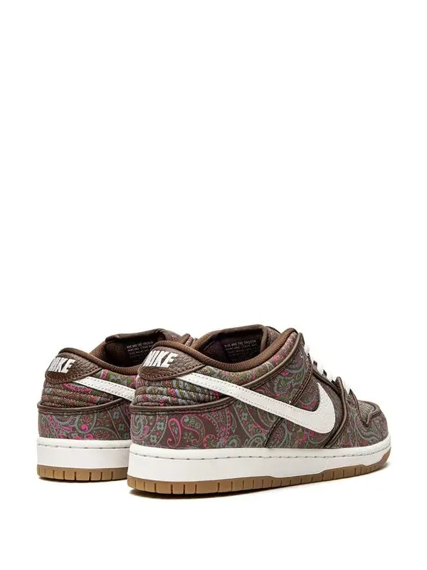 Nike Sb Dunk Low Paisley Sneakers - Brown