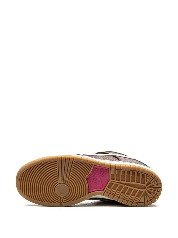 Nike Sb Dunk Low Paisley Sneakers - Brown