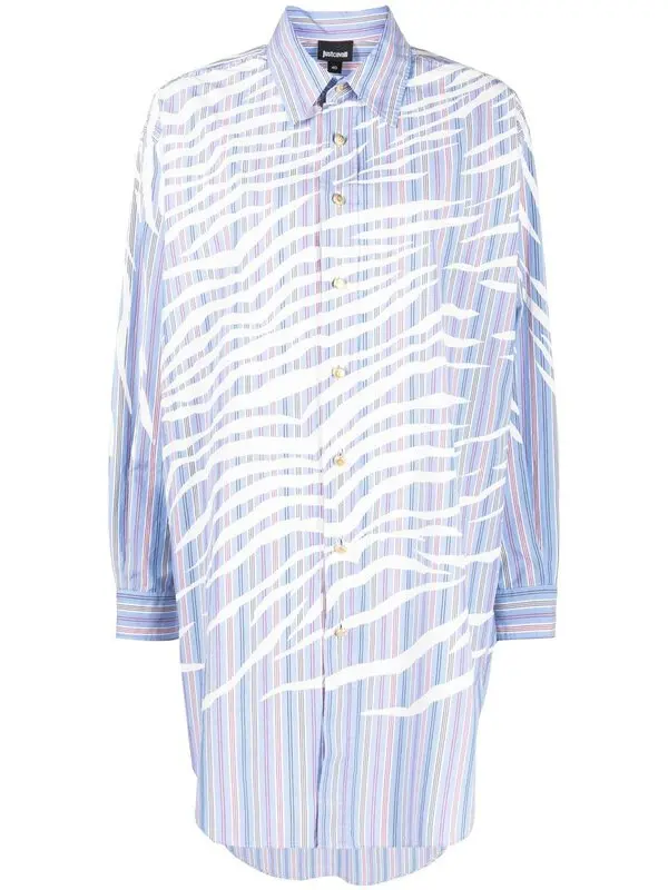 Just Cavalli Tiger-print Long-sleeve Shirt