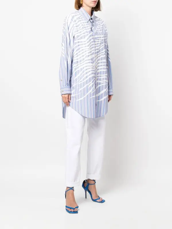 Just Cavalli Tiger-print Long-sleeve Shirt