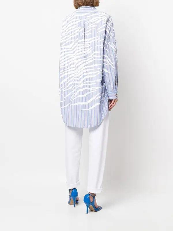 Just Cavalli Tiger-print Long-sleeve Shirt
