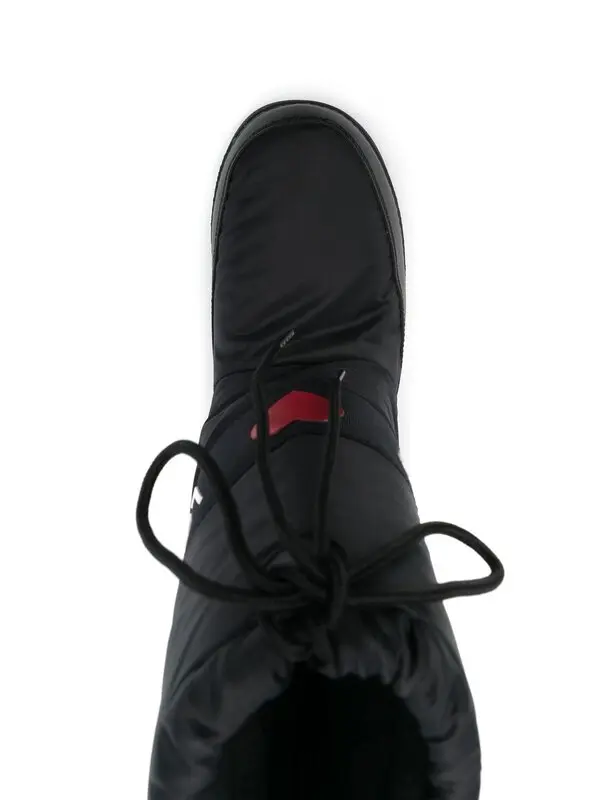 Moschino Logo-print Lace-up Boots