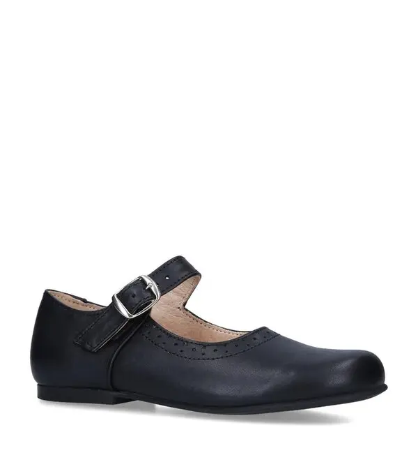 PAPOUELLI Leather Millie Flats