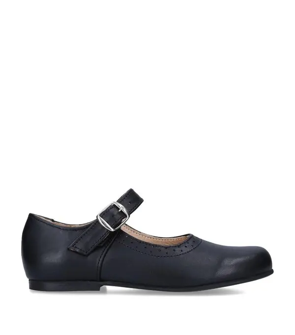 PAPOUELLI Leather Millie Flats