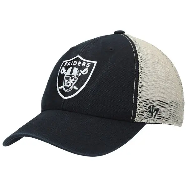 '47 Las Vegas Raiders Flagship Mvp Snapback Hat - Black