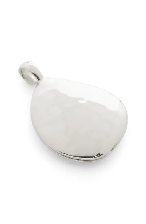 Monica Vinader Deia Pebble Locket - Sterling Silver