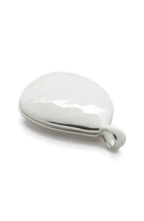 Monica Vinader Deia Pebble Locket Pendant - Sterling Silver