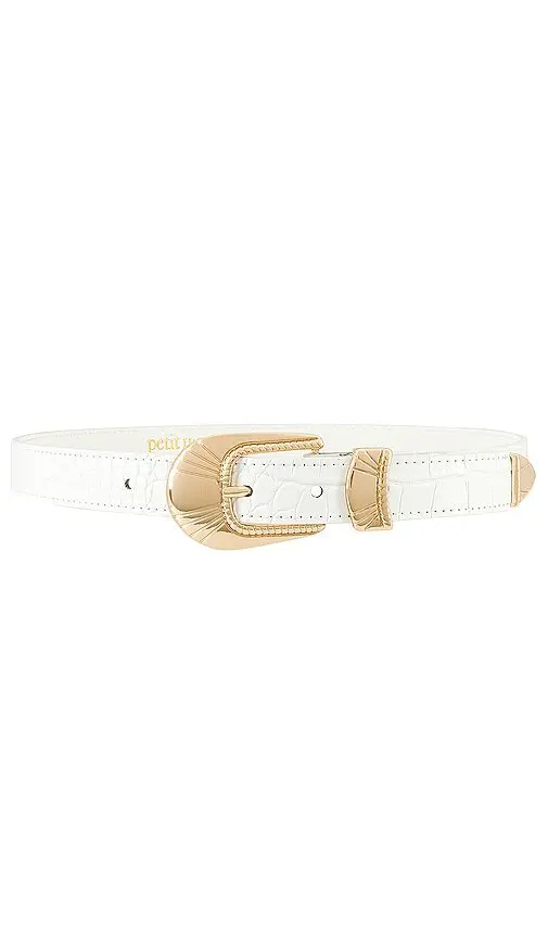 PETIT MOMENTS Tulsa Belt - Ivory
