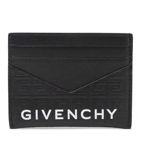 Givenchy Leather Card Holder - Black