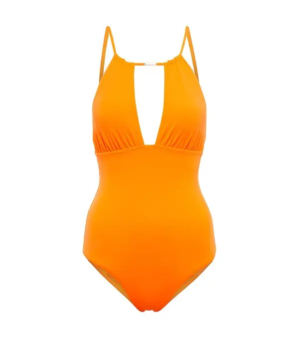 Melissa Odabash Phuket Halterneck Swimsuit - Orange