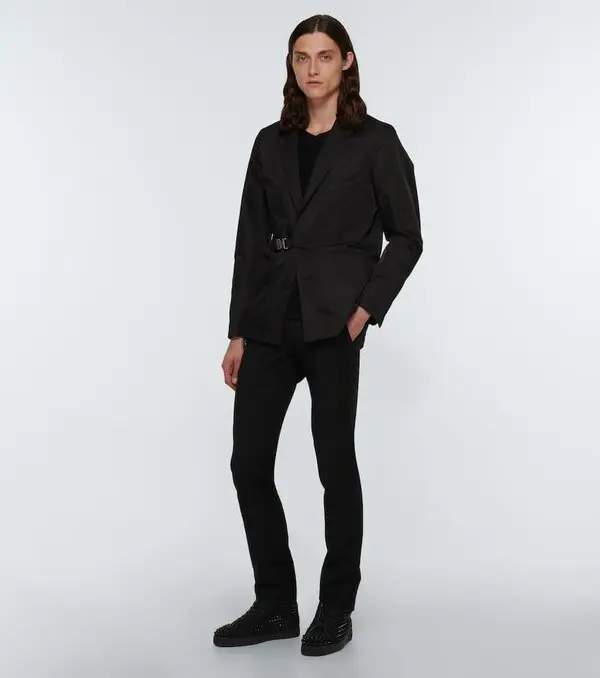 CHRISTIAN LOUBOUTIN Louis Orlato Suede Sneakers - Black
