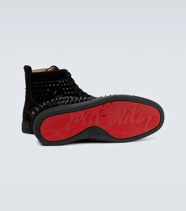CHRISTIAN LOUBOUTIN Louis Orlato Suede Sneakers