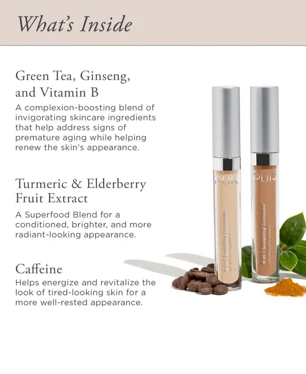 PUR MINERALS Pur 4-in-1 Sculpting Concealer With Skincare Ingredients - Tg6