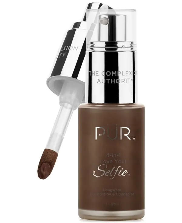 PUR 4-in-1 Love Your Selfie Longwear Foundation & Concealer Ln2 Fair Ivory - Dpn2 Deep Almond - Rich Brown W,neutral
