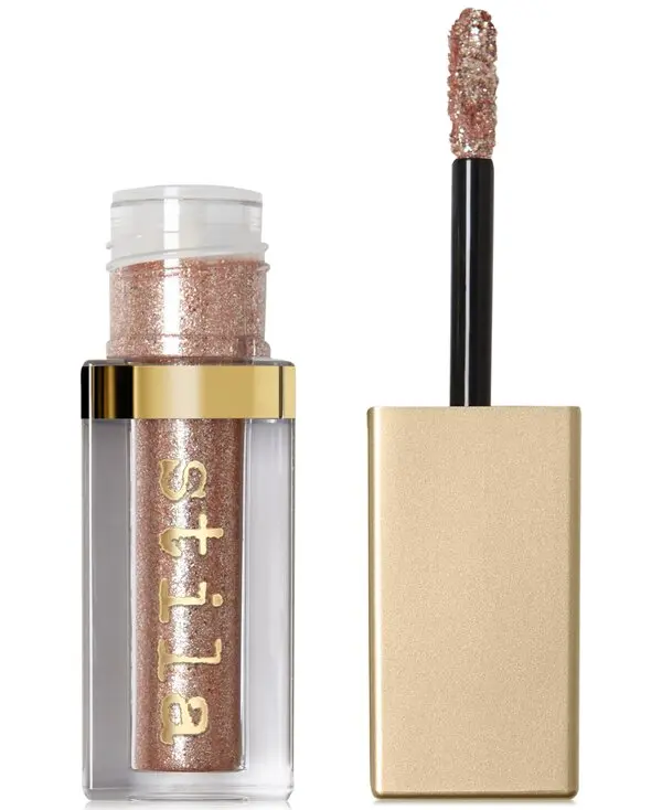STILA Glitter & Glow Liquid Eye Shadow Rose Retro - Kitten Karma - Champagne,silver And Cop
