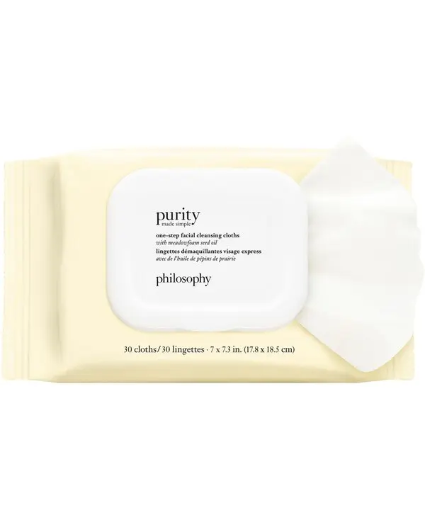 PHILOSOPHY Purity Made Simple One-step Facial Cleansing Cloths - No Color