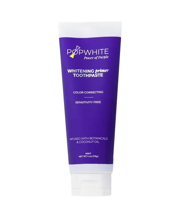 POPWHITE Whitening Primer Toothpaste - Dark Purple