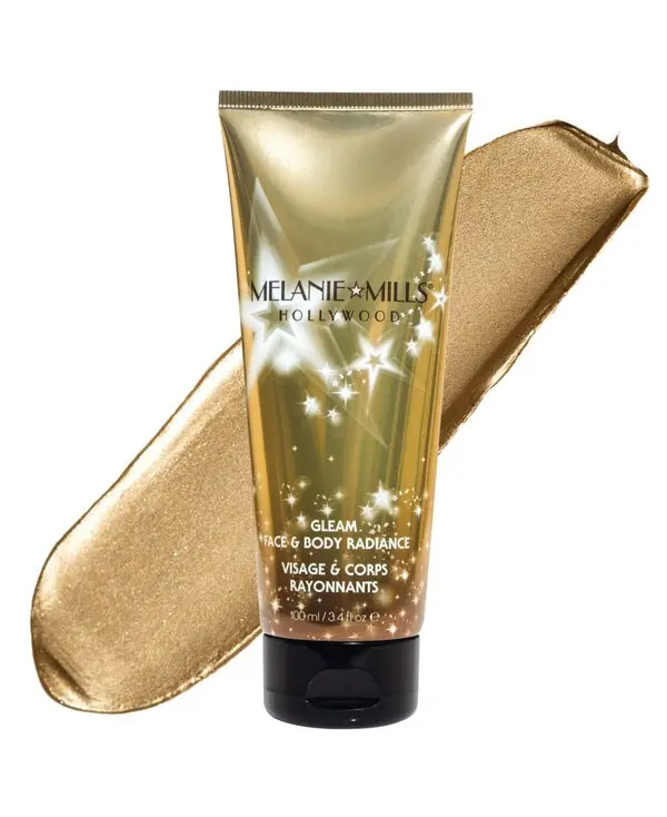 MELANIE MILLS HOLLYWOOD Gleam Face And Body Radiance All In One Makeup - Disco Gold