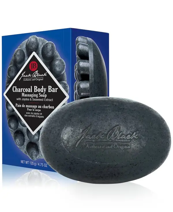 Jack Black Charcoal Body Bar Massaging Soap