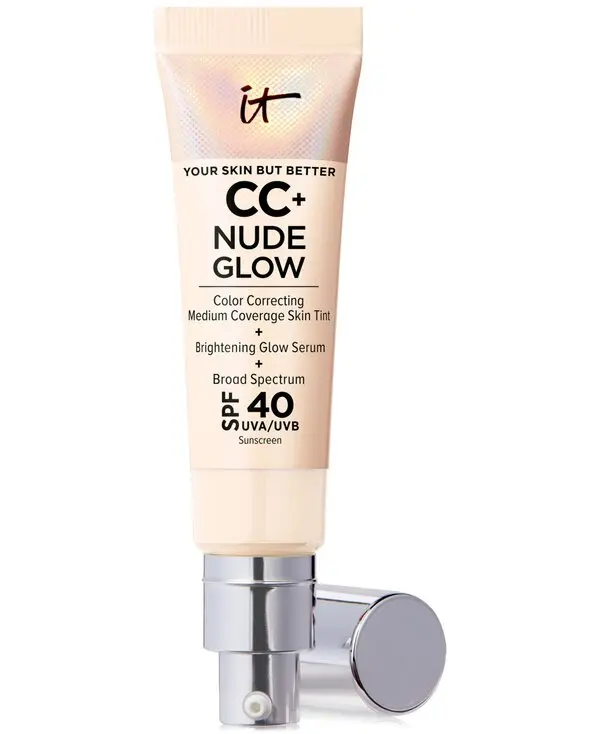 IT COSMETICS Cc+ Nude Glow Lightweight Foundation + Glow Serum Spf 40 - Fair Ivory