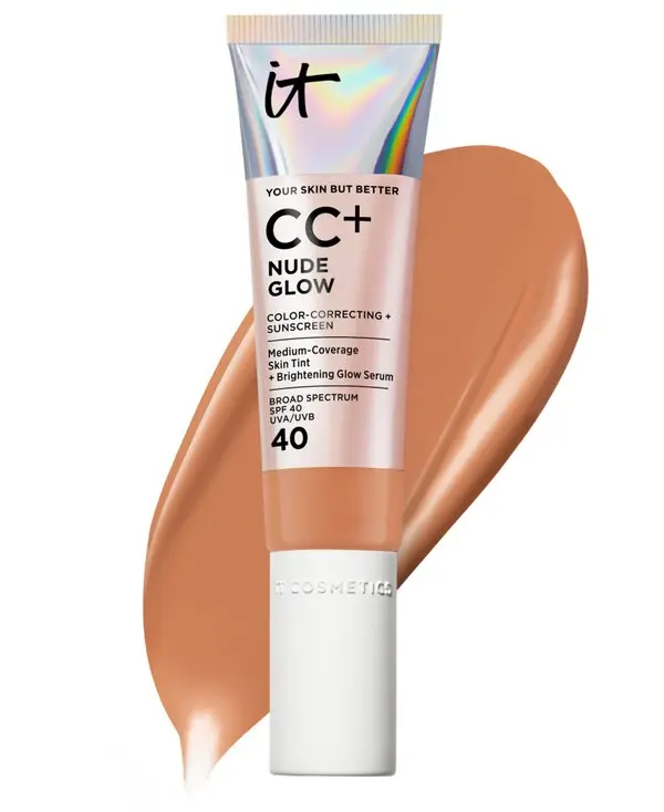 IT COSMETICS Cc+ Nude Glow Lightweight Foundation + Glow Serum Spf 40 - Light Cool