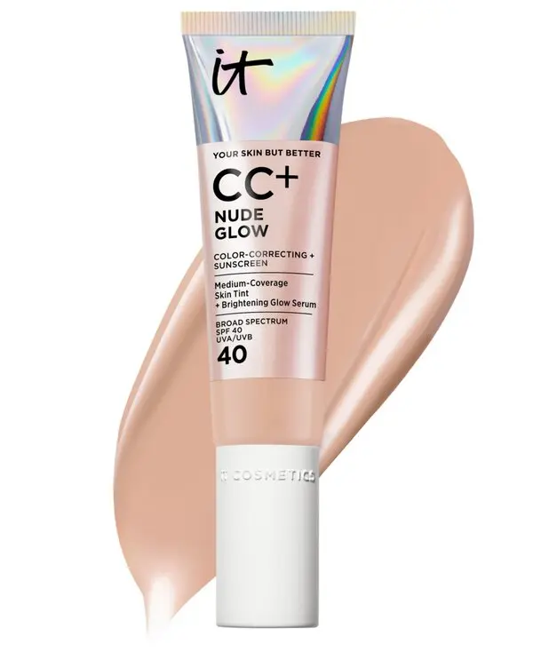 IT COSMETICS Cc+ Nude Glow Lightweight Foundation + Glow Serum Spf 40 - Medium Cool