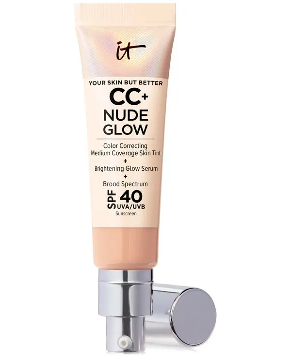 IT COSMETICS Cc+ Nude Glow Lightweight Foundation + Glow Serum Spf 40 - Neutral Medium