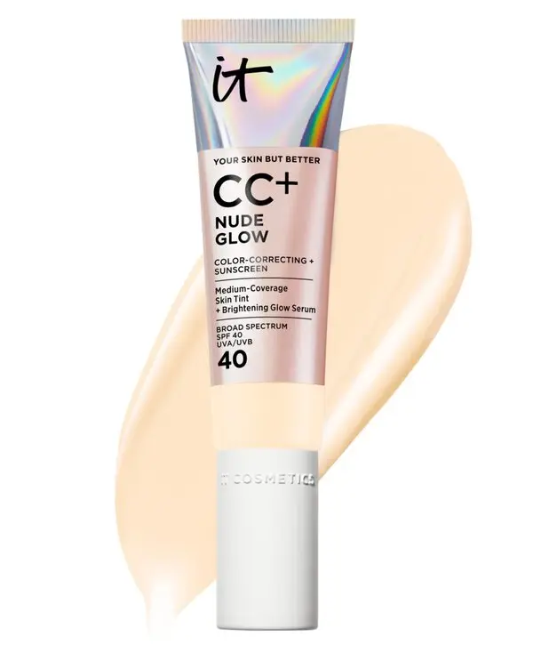 IT COSMETICS Cc+ Nude Glow Lightweight Foundation + Glow Serum Spf 40 - Tan Cool