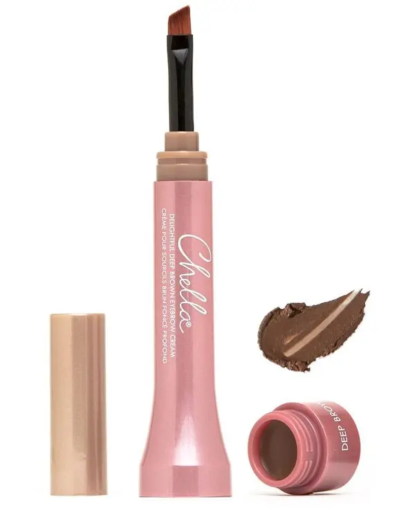 CHELLA Eyebrow Cream - Delightful Deep Brown