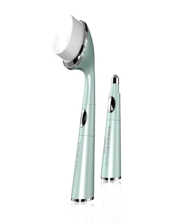 TOUCHBEAUTY 2 In 1 Sonic Facial Brush Cleanser Eye Massager