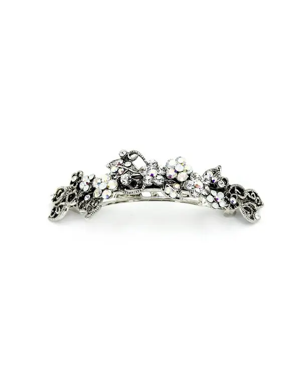 SOHO STYLE Floral Gardena Barrette - Multi1