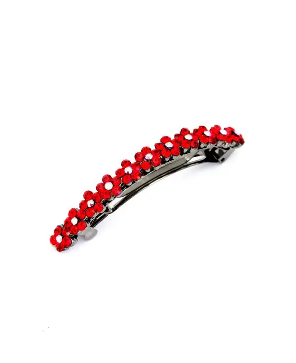 SOHO STYLE Crystal Rose Barrette - Multi