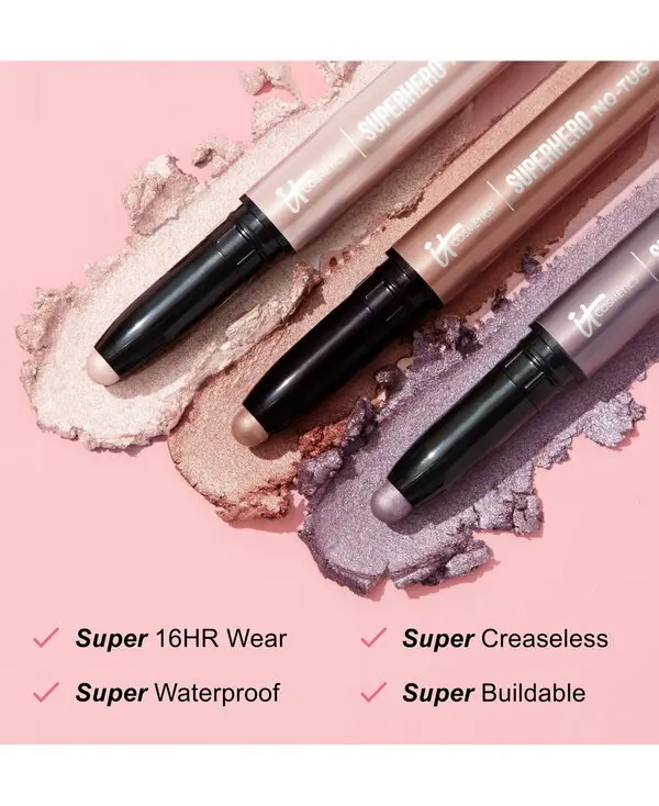 IT COSMETICS Superhero No-tug Shadow Stick - Fearless Umber