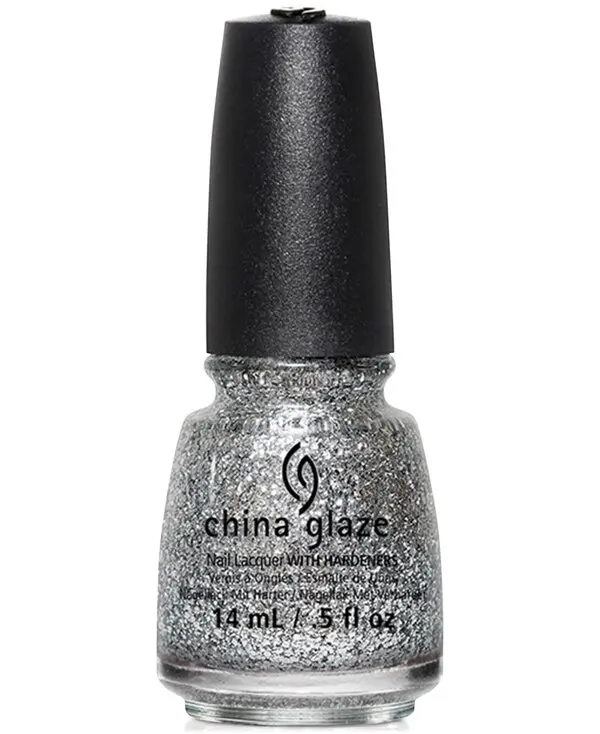 CHINA GLAZE Nail Lacquer With Hardeners - Silver Of Sorts