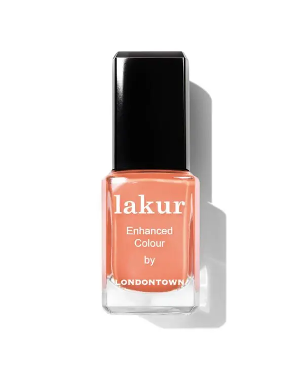 LONDONTOWN Lakur Enhanced Color Nail Polish - Vibrant California Peach